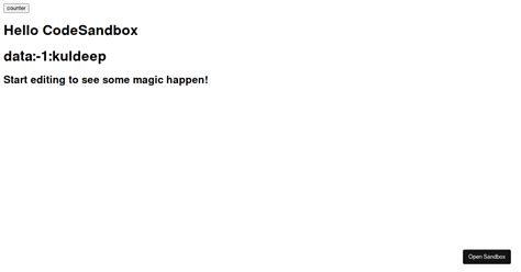 Redux Observable Codesandbox