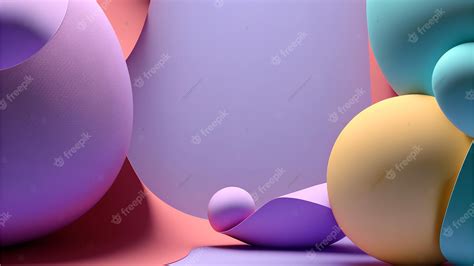Premium Photo Abstract 3d Render Background Design Modern Illustration Generative Ai