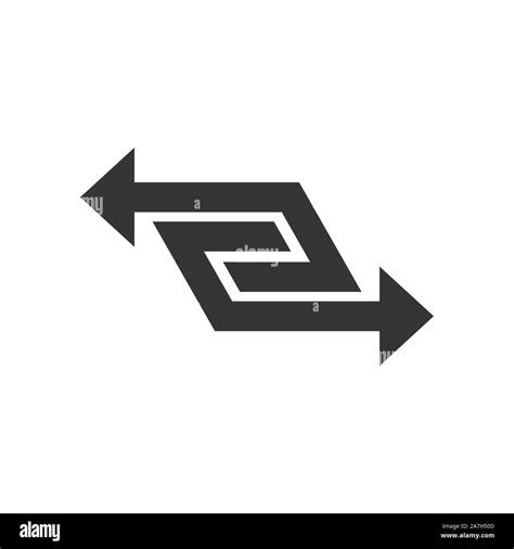 Reload Arrows Black Reset Symbol Vector Arrow Rotation Arrows