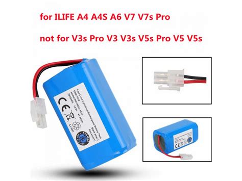 Батерия за прахосмукачка робот Ilife A4s A4 A6 A7 A8 A9 2800mah 104