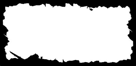 Horizontal Rectangular Framework Torn Paper Border 45897440 Vector Art At Vecteezy