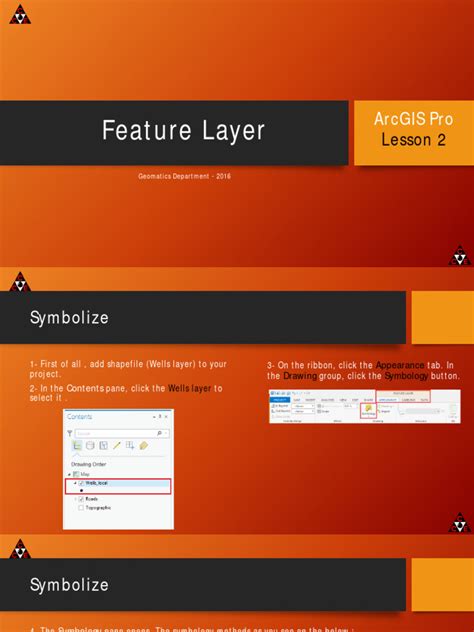 Arcgis Pro Lesson 2 Pdf Symbols Software
