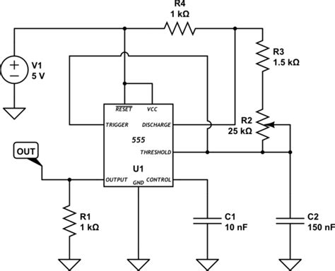 Frequency 555 Cmos Timer With Potentiometer Electrical Engineering