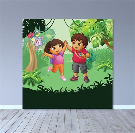 Backdrop Fondo Digital Para Fiestas Dora La Exploradora Mercadolibre