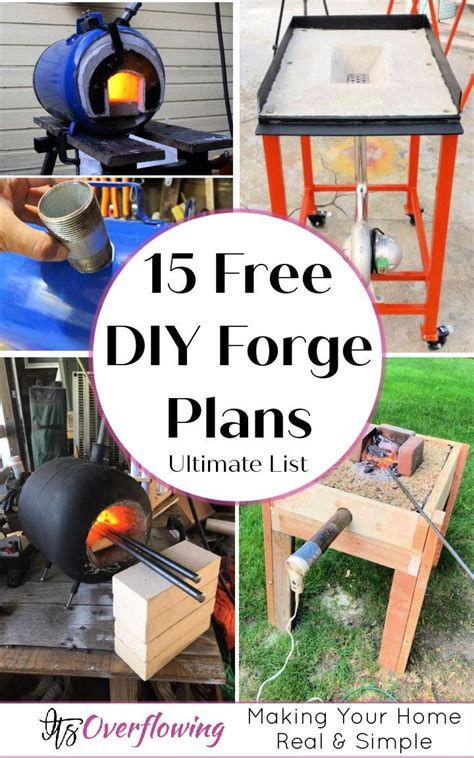 Homemade DIY Forge Plans Build A Blacksmith Forge
