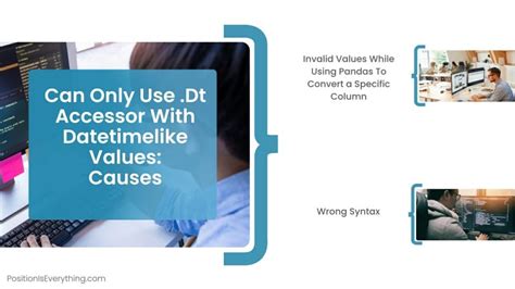 Can Only Use Dt Accessor With Datetimelike Values Solved Position