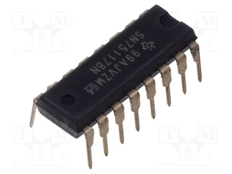Sn751178n Texas Instruments Ic Interface Receiverdriver Full