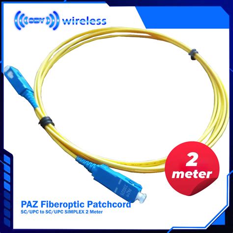 Jual Paz Patch Cord Core Sc Upc To Sc Upc 1m 1 5m 2m 3m 1meter 1 5meter 2meter 3meter1 Shopee