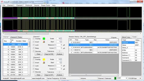 Simple Infrared Pwm On Arduino Part 2 Raw Ir Signals Analysir Blog