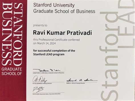 Ravi Prativadi On Linkedin Stanforduniversity Stanforduniversity 19 Comments