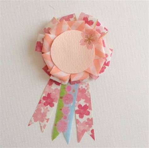 卒園にピッタリ！100均で桜ロゼット ロゼット 手作り 手作り コサージュ 簡単 卒園式 こども コサージュ 手作り
