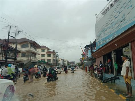 တာချီလိတ်မြို့၌ မိုးသည်းထန်စွာရွာသွန်းမှုကြောင့် ရေကြီး ရေလျှံမှုဖြစ်ပေ