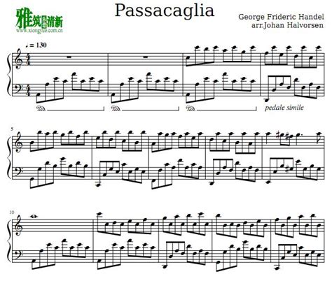 Handel Halvorsen Passacaglia