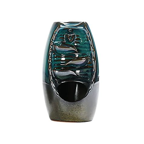 Verpetridure Ceramic Waterfall Incense Holder Scented Burner For