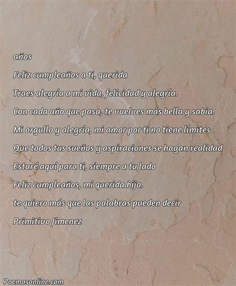 Cinco Mejores Poemas Para Mi Hija En Su Cumple Poemas Online