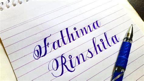 Calligraphy Name Request Stylish Writer