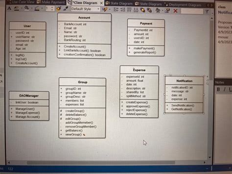Below I Added My Use Case And Class Diagram Based On Chegg