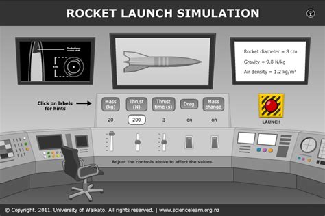 Rocket Launch Simulation — Science Learning Hub