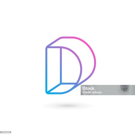 문자 D 아이콘 알파벳 D에 대한 스톡 벡터 아트 및 기타 이미지 알파벳 D 3차원 형태 상징 Istock