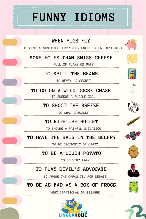 Funny English Idioms You Absolutely Need To Know English Phrases