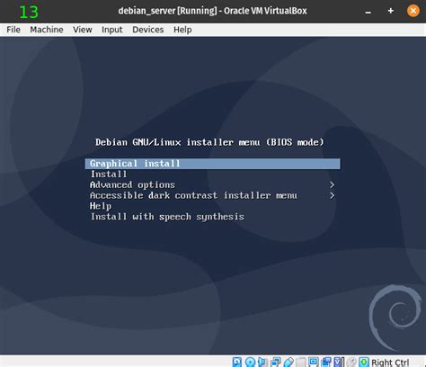 how to install debian 10 linux headless with no gui or window manager