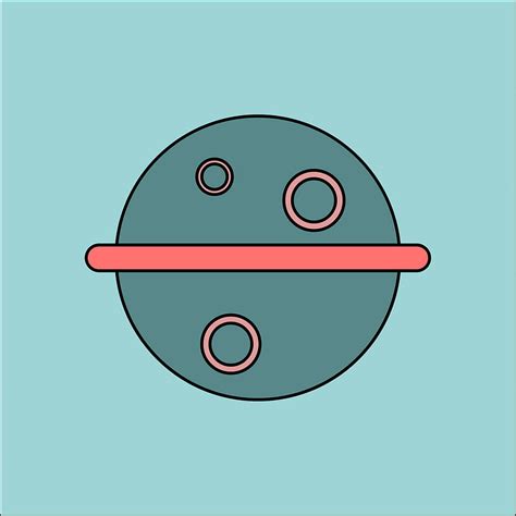 플랫 아이콘 디자인 컬렉션 공간 행성 벡터 Eps Ai Uidownload