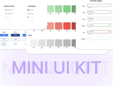 Mini Ui Kit Behance