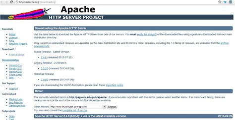 How To Install Apache Web Server On Windows 7 Site Title