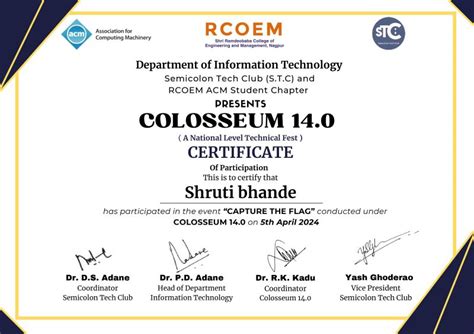 Shruti Bhande On Linkedin Ctf Cybersecurity Teamwork Problemsolving Rcoem…