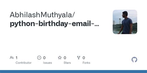 github abhilashmuthyala python birthday email sender