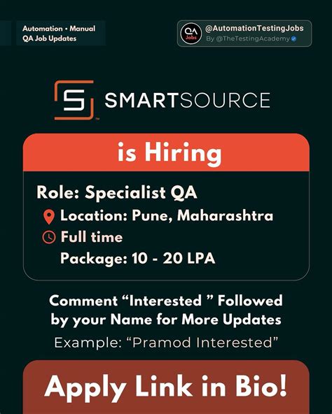 automation testing jobs qa career do follow for daily job updates