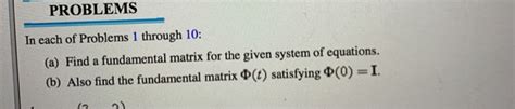 solved problems in each of problems 1 through 10 a find a