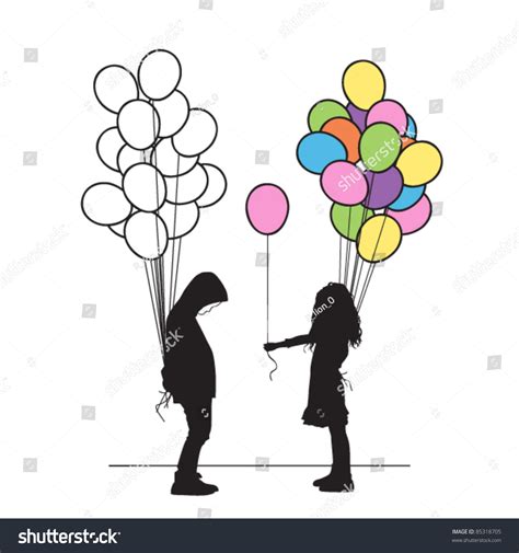 babe Girl Balloons Vector Illustration เวกเตอรสตอก ปลอดคาลขสทธ Shutterstock