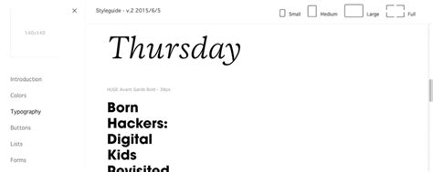 Styleguide Toolbox Templates UI Kits Tools Generators IDevie