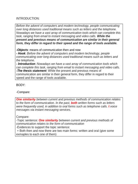 Sample Writing Analysis Pdf Communication Telephone