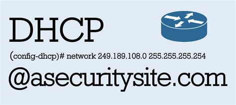 Dhcp Dynamic Host Configuration Protocol
