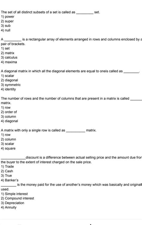 The Set Of All Distinct Subsets Of A Set Is Called As Set 1 Power 2 Super 3 Sub 4 Null A Is