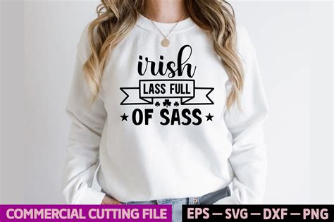 Irish Lass Full Of Sass Graphic By Sapna Studio · Creative Fabrica