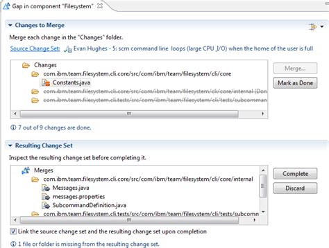 ibm rational rtc resolving stream gaps stack overflow