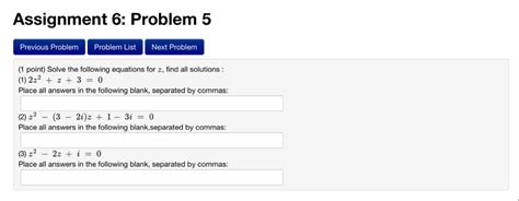 Solved Assignment 6 Problem 5 1 ﻿point ﻿solve The