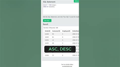 Mysql Select Where Asc Desc Limit Youtube