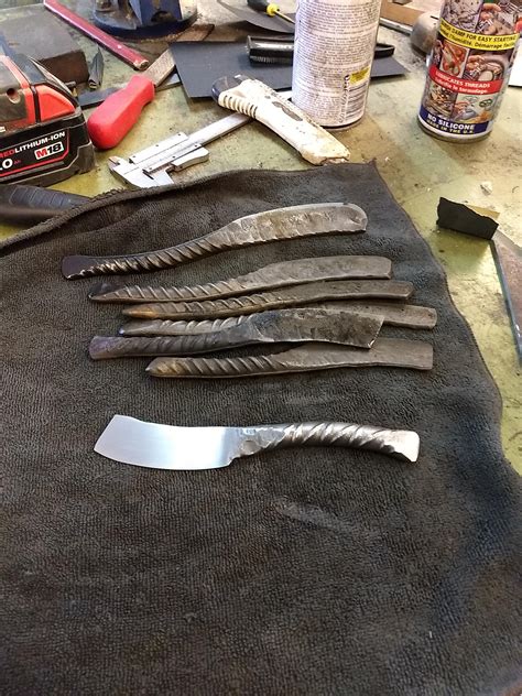 My Mother Wanted Me To Make Some Cheese Knives So I Am Making A Few