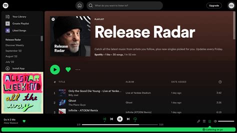 Spotify Seems To Be A B Testing Some Tweaks To The Web Player Design R Truespotify