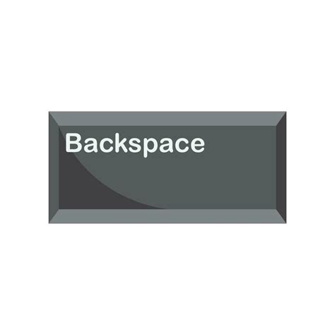 backspace button icon 26692302 vector art at vecteezy