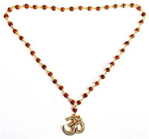 Golden Om Pendant In Gold Plated Cap Mala 80 At Rs 55piece In Hisar