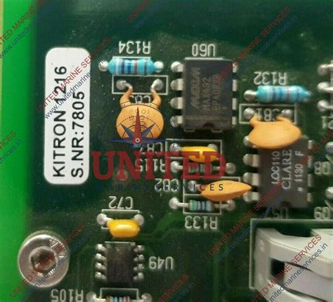 Kitron Pcb Card Di 123 E01 012 1216 Rev B United Marine Services