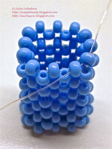 Beading For The Very Beginners Basics Of Right Angle Weave Part 2 Weaving Connecting Elements