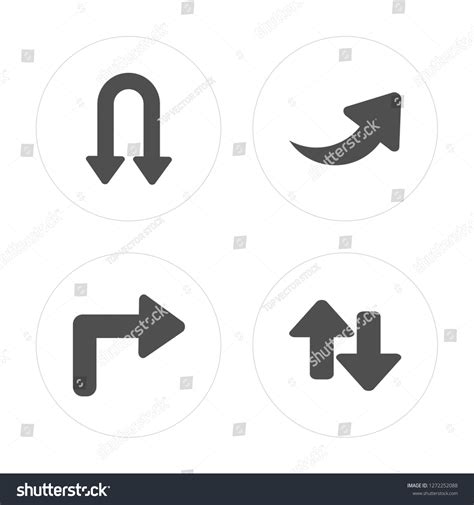 4 Double Curve Arrow Right Curve Stock Vector Royalty Free 1272252088 Shutterstock