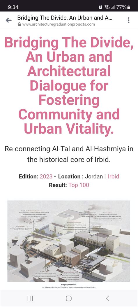 Tasneem Hamza On Linkedin In Honored To Share That My Project ‘bridging The Divide An Urban And