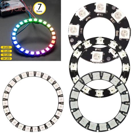 5v Individual Addressable Rgb Led Neopixel Ring For Arduinows2812 Brand New And High Quality